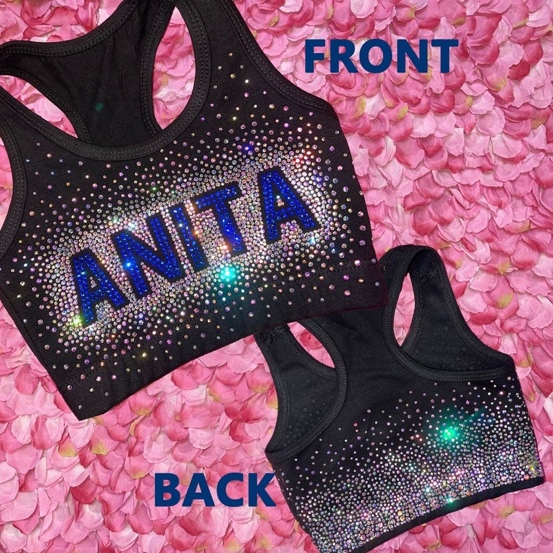 Rhinestone Bra Set - Etsy