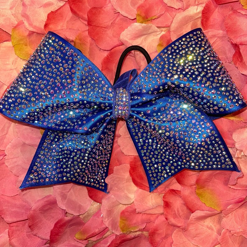 Blue Mystique Fabric AB Rhinestone Cheer/ Dance Separates - Etsy