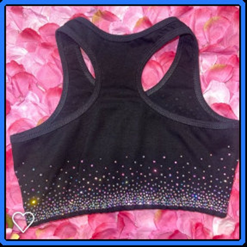 Light Ombré Scatter AB Rhinestone Sports Bra & Shorts With - Etsy