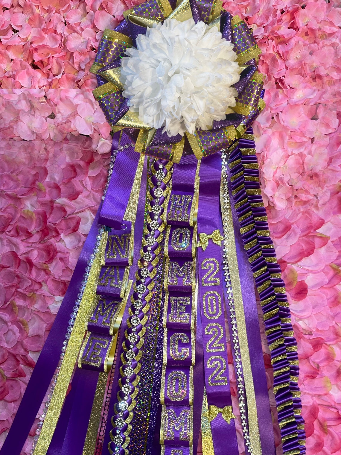 Complete 24 Long streamers Single Round Mum Homecoming - Etsy