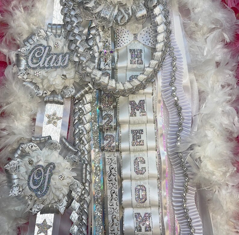 Complete 24 Long streamers Single Round Mum Homecoming - Etsy