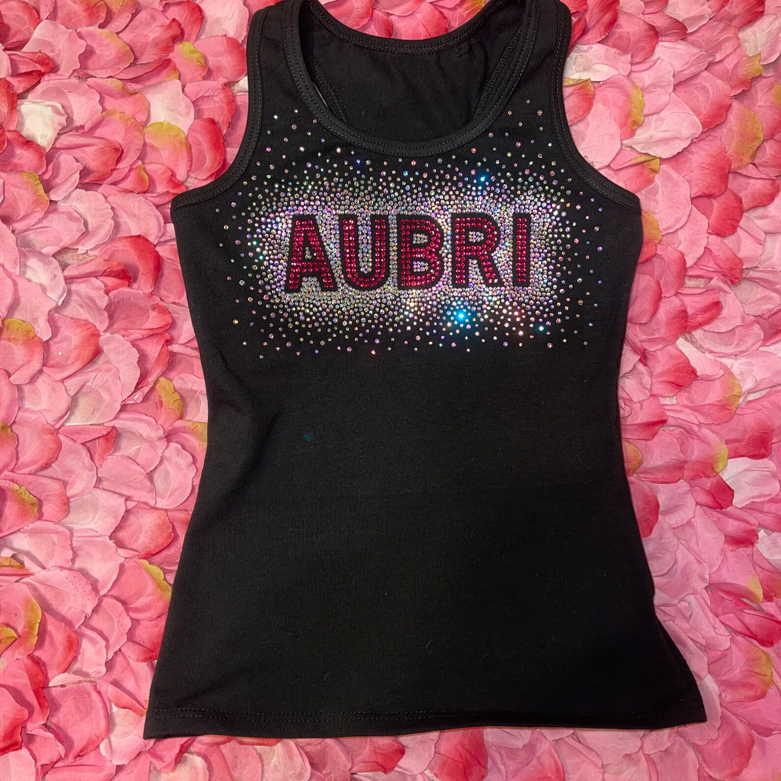 Beautiful Scatter Rhinestone CHEER Tank Top With Choice of - Etsy