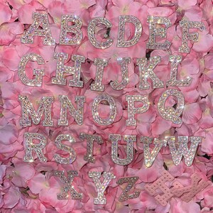 Individual Alphabet Letters in Pink or Mauve With AB - Etsy