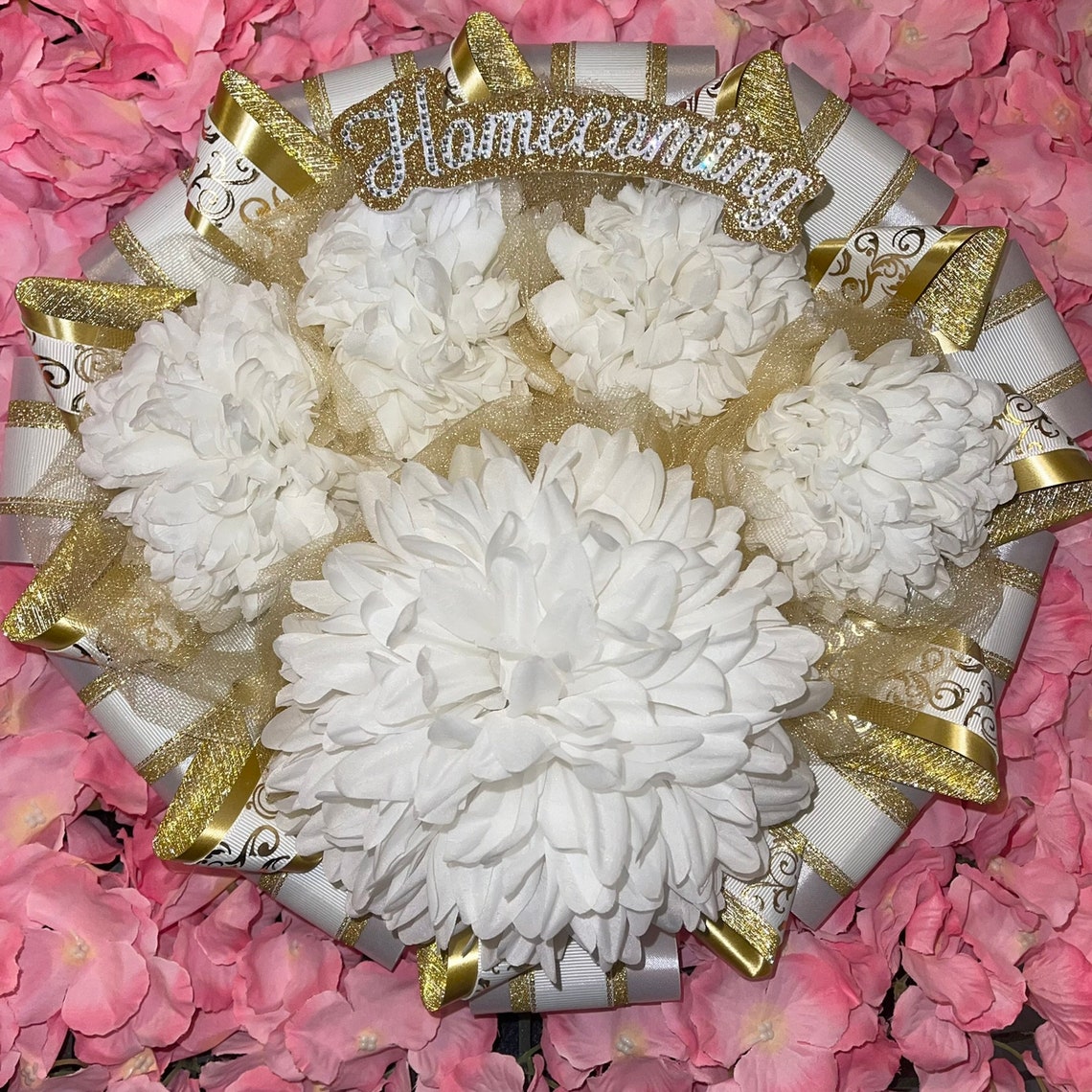 Plano Panthers Paw Print Homecoming Football Mum Items, Backer and ...