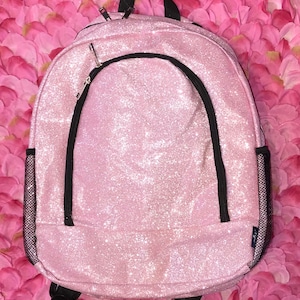 High Quality Blank Glitter Large Backpack Ready for Custom Rhinestones ...