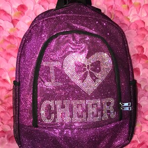 High Quality Blank Glitter Large Backpack Ready for Custom Rhinestones ...