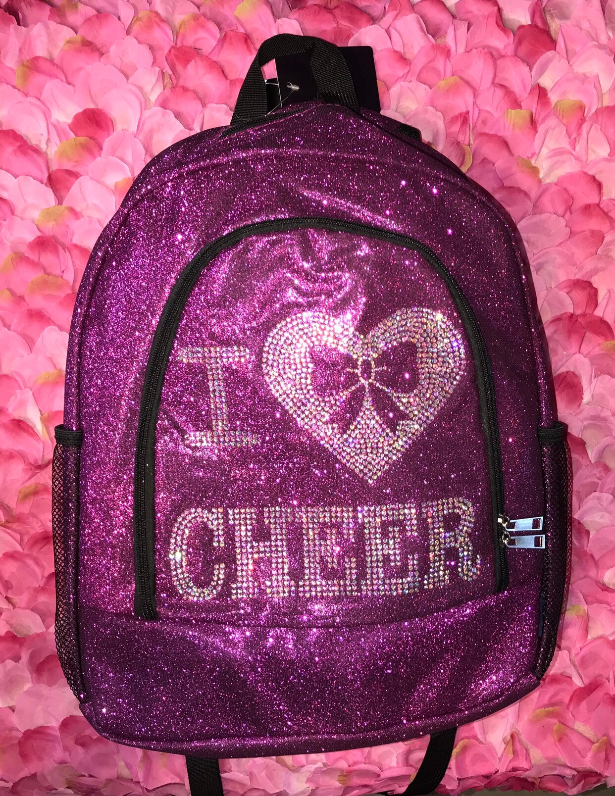 High Quality Blank Glitter Large Backpack Ready for Custom Rhinestones ...