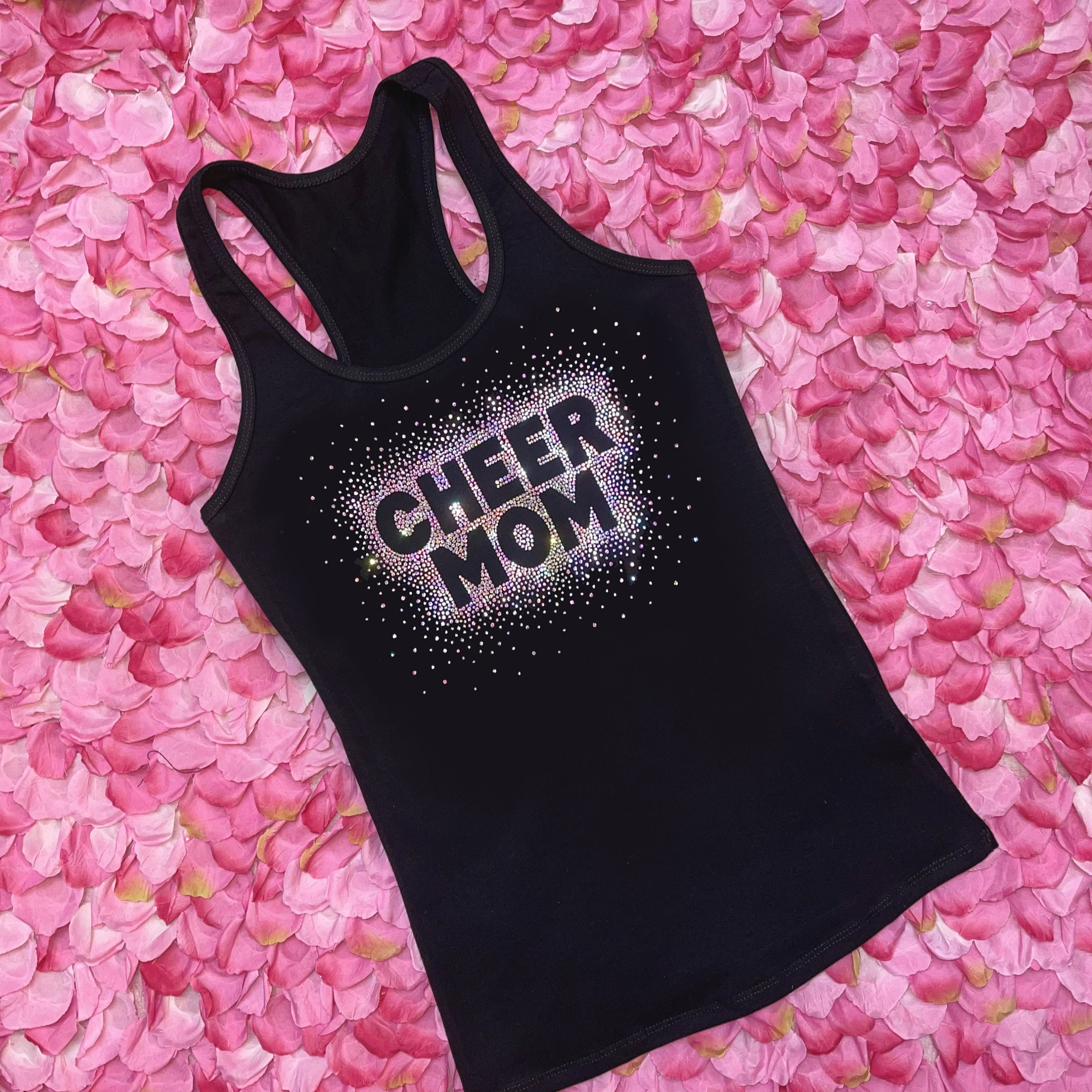Cheer Mom T-shirt, Tank, Hoodie, Jacket With a Scatter High Quality AB ...