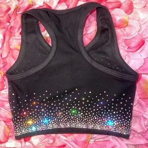Light Ombré Scatter AB Rhinestone Sports Bra & Shorts - Etsy