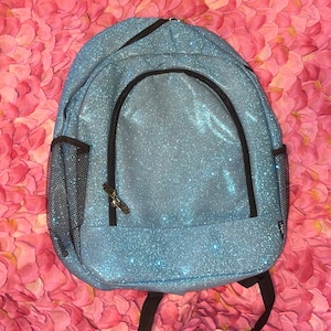 High Quality Blank Glitter Large Backpack Ready for Custom Rhinestones ...
