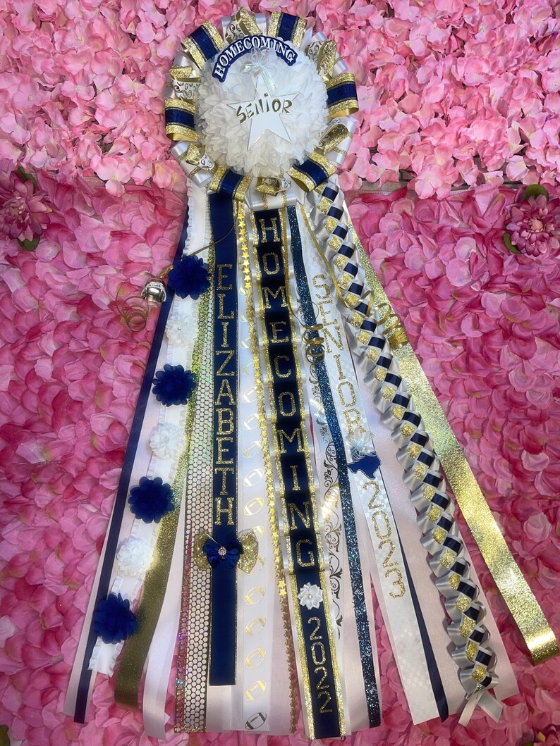 Complete 24 Long streamers Single Round Mum Homecoming - Etsy