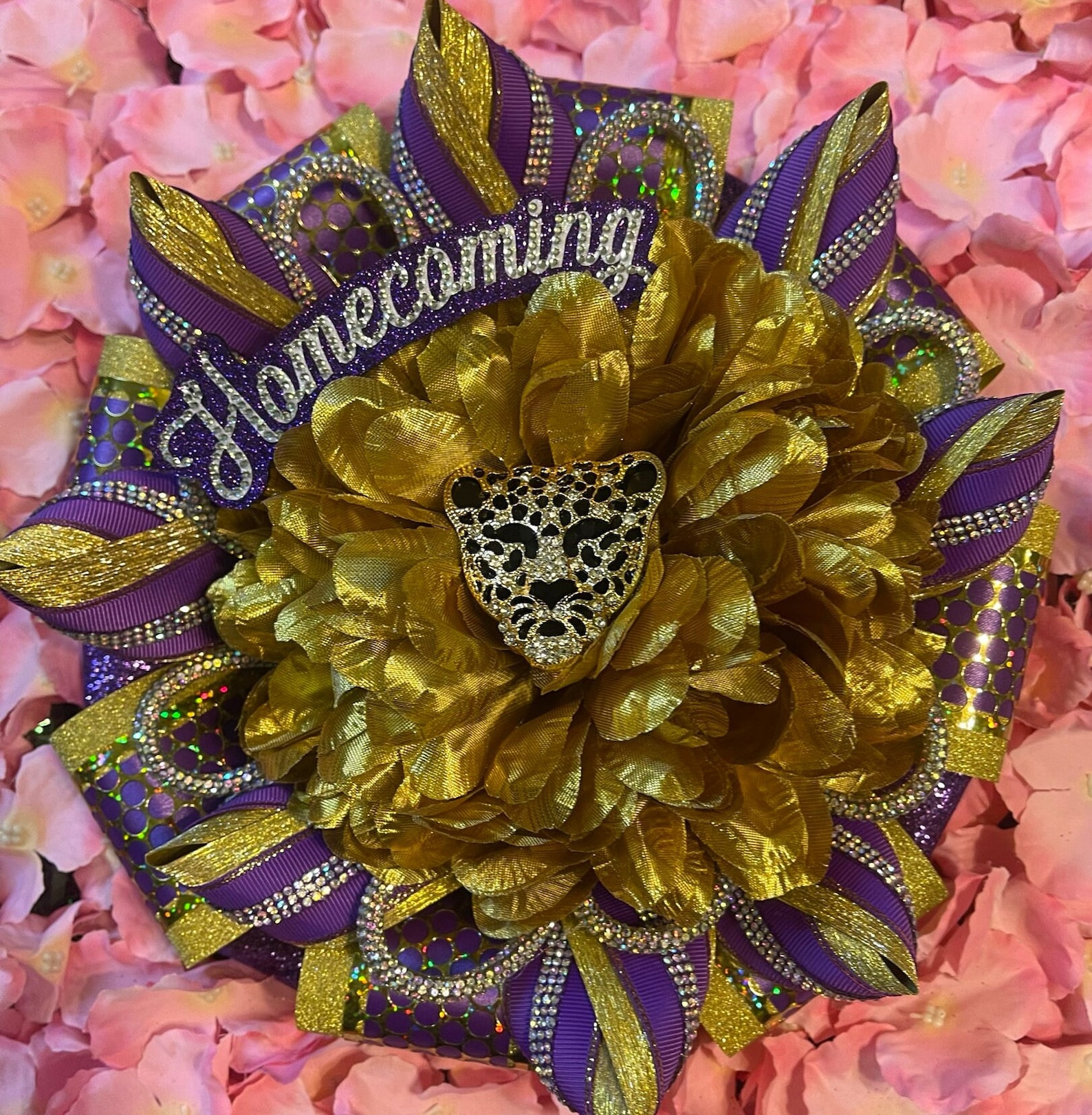 Homecoming Mum Round Backer for DIY Football Mum - Etsy