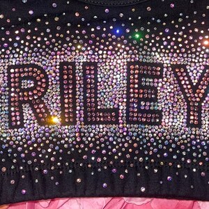 Beautiful Scatter AB Rhinestone Bold Cheer Practice Sports Bra - Etsy