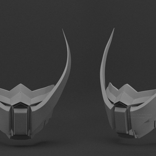3d Printed Gundam Mask - Etsy