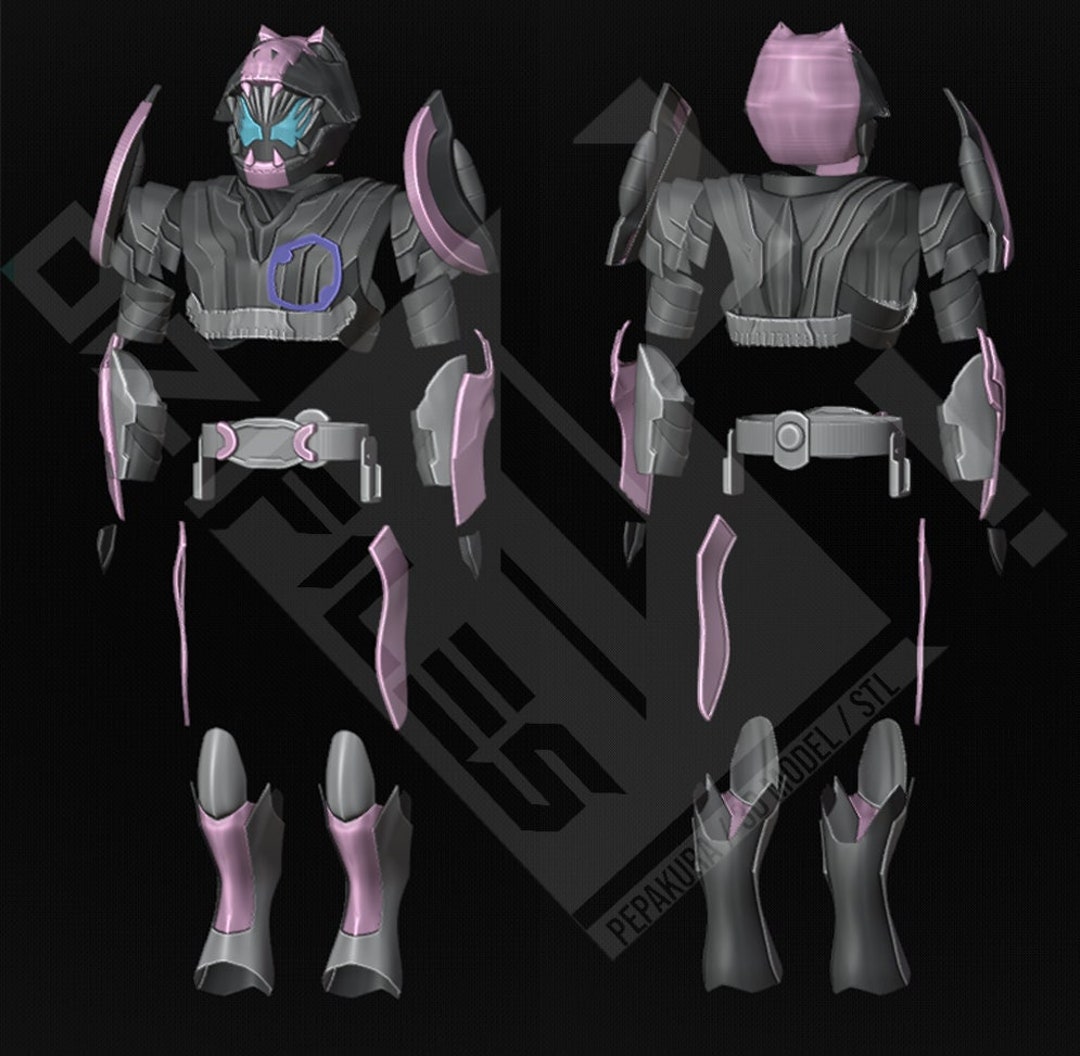 Kamen Rider Vice 3D Printable Cosplay - Etsy