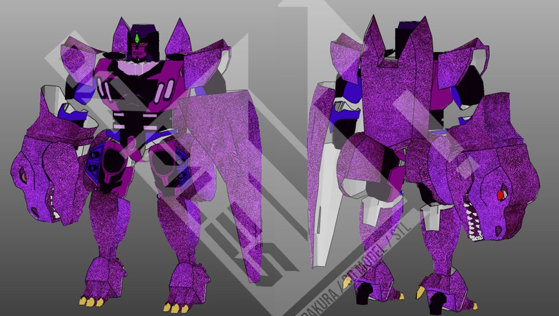 Beastwars Megatron Pepakura HD Cosplay Templates - Etsy