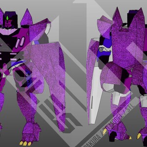 Beastwars Megatron Pepakura HD Cosplay Templates - Etsy