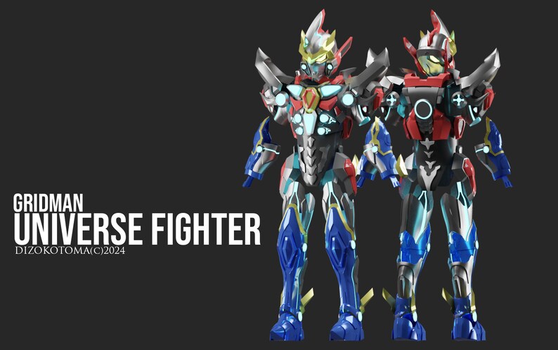 Plantillas de cosplay de espuma Pepakura de Gridman Universe Fighter ... Plantillas de cosplay de espuma Pepakura de Gridman Universe Fighter ...