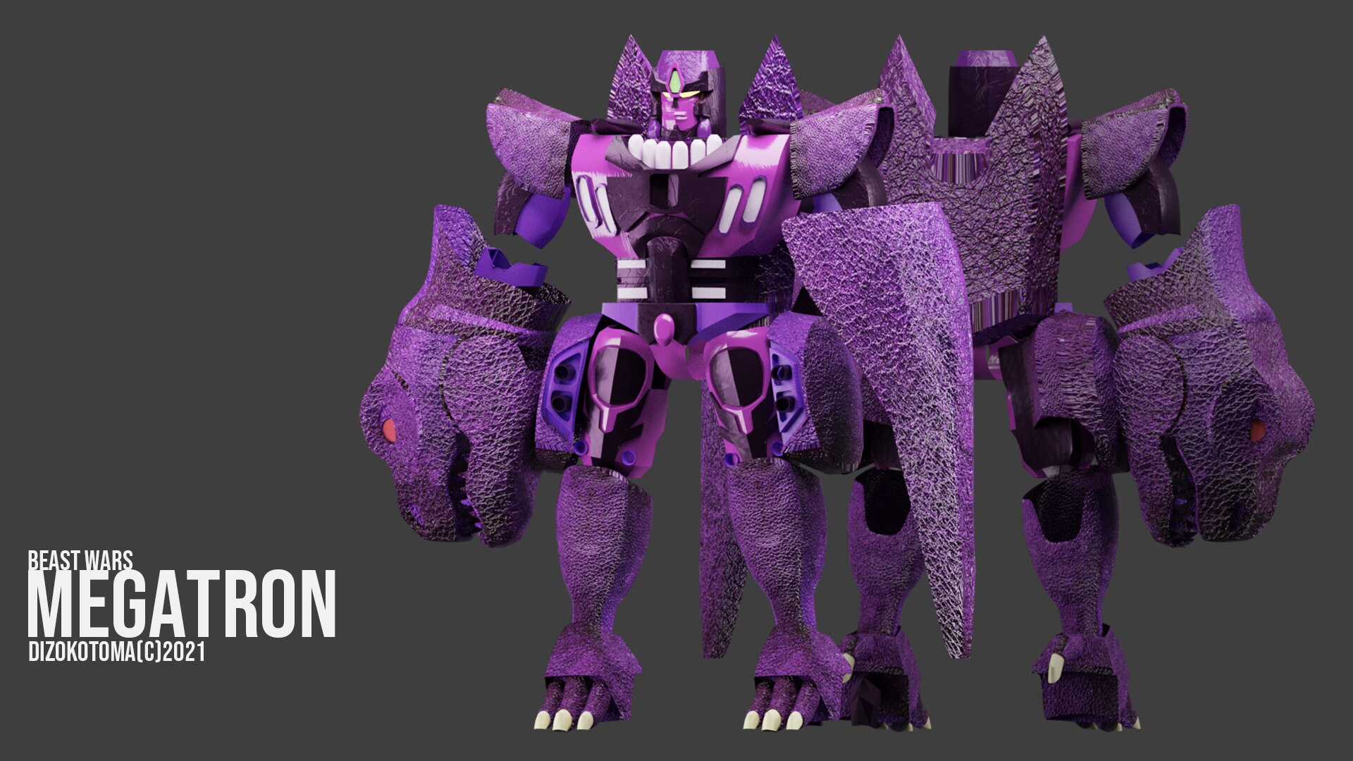 Beastwars Megatron Pepakura HD Cosplay Templates - Etsy