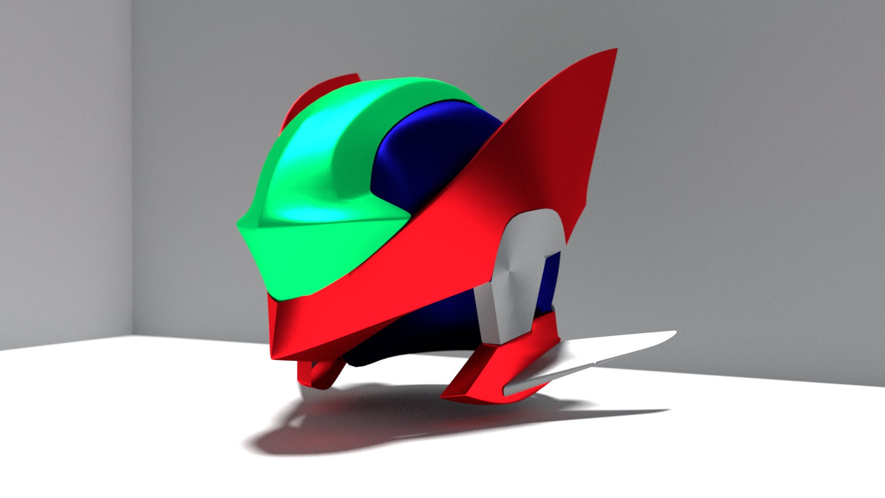 Megaman Zero Helmet Pepakura