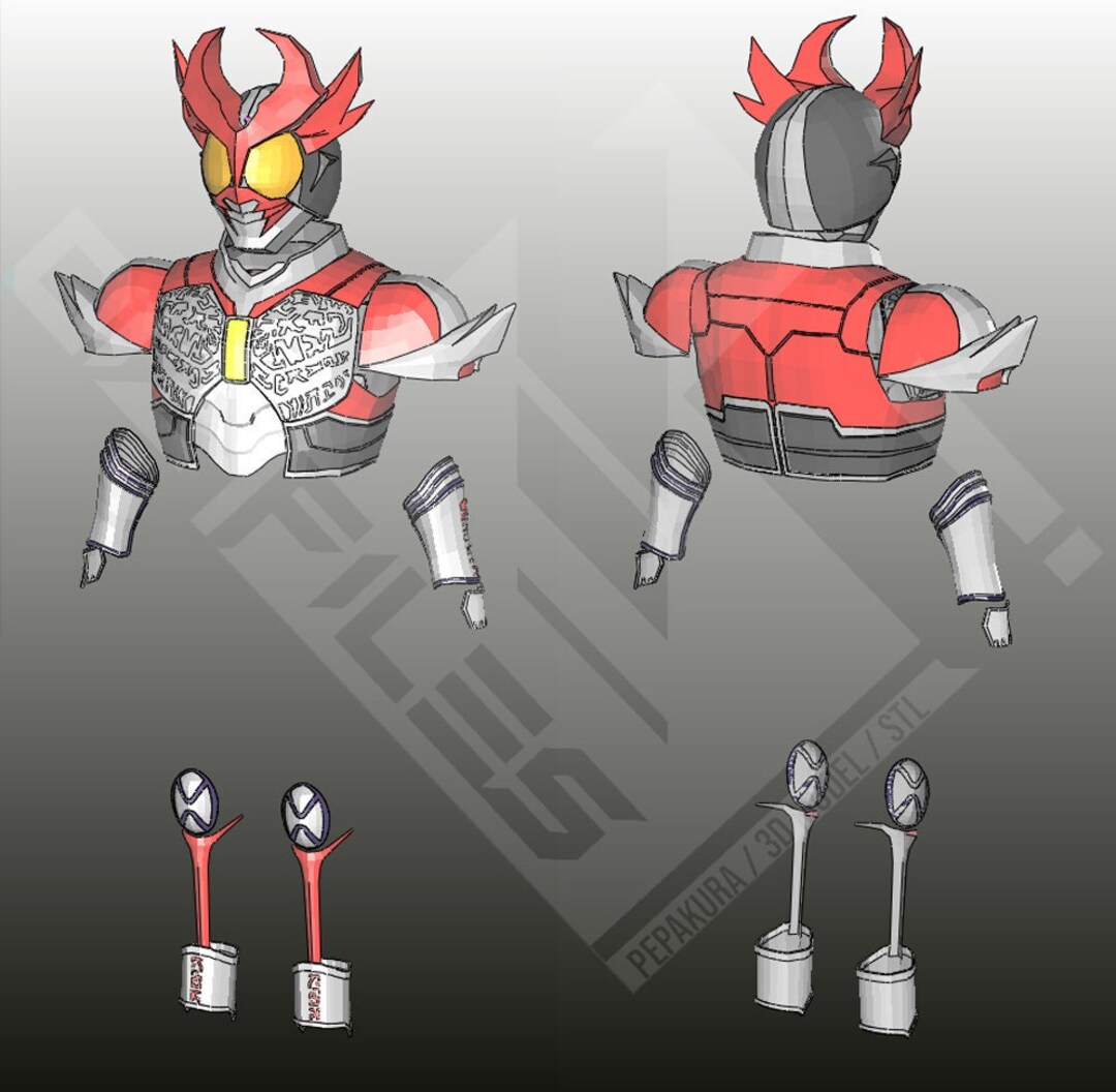 Kamen Rider Agito Shining Form Pepakura Foam Templates - Etsy