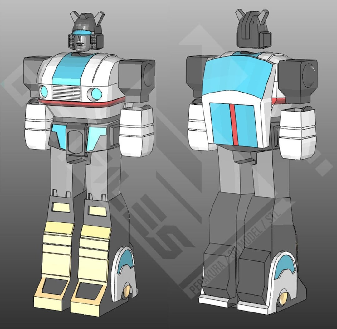 Transformers G1 Jazz Pepakura COSPLAY template HD - Etsy Portugal