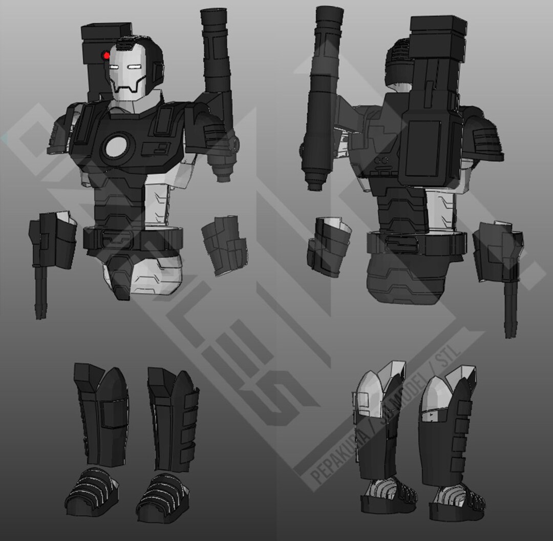 Classic Warmachine Pepakura Cosplay Foam Template - Etsy