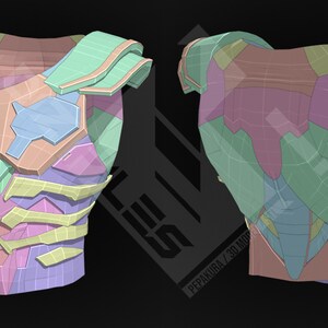 Valorant Omen Torso V2 Pepakura Template Foam Template - Etsy Canada