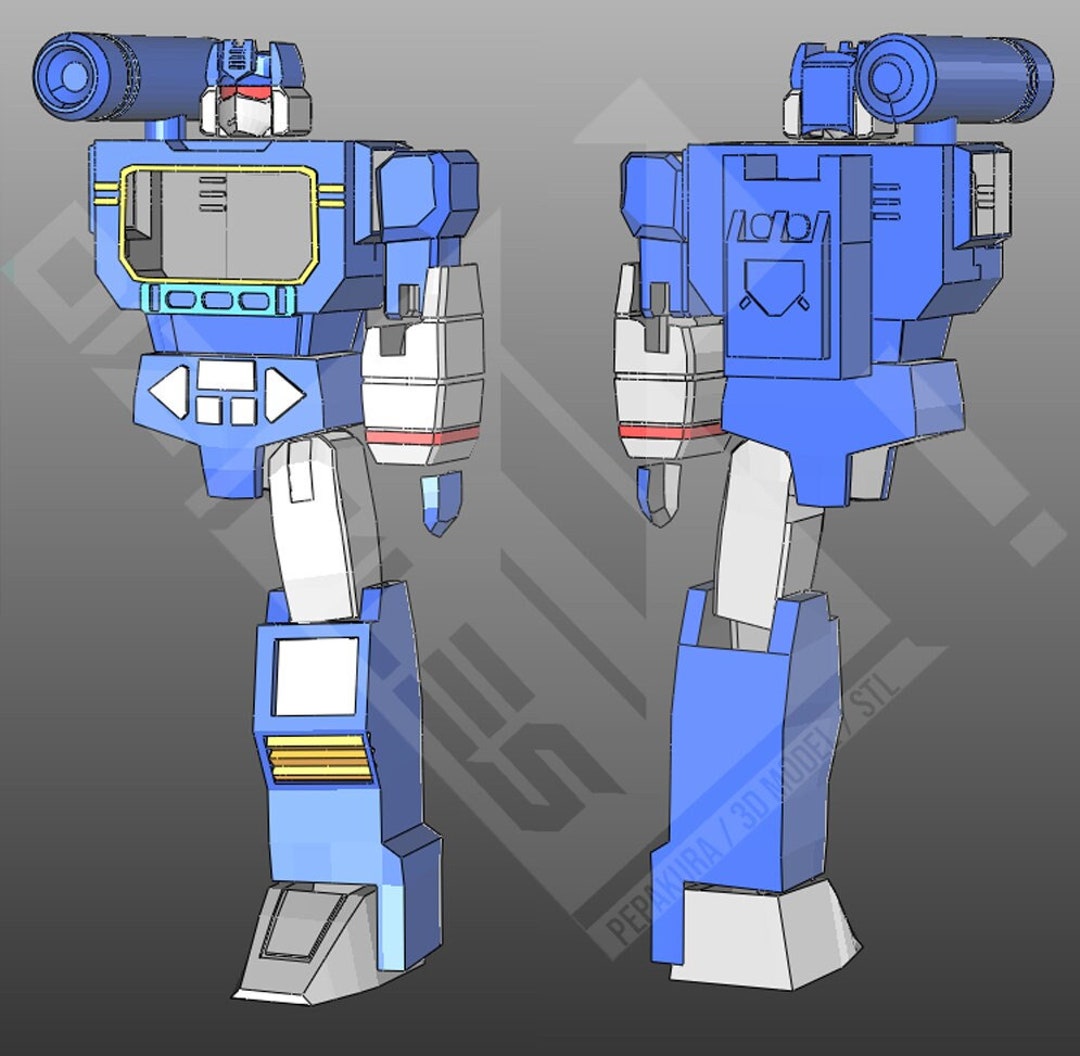 Transformers Soundwave G1 Pepakura Foam Templates - Etsy Australia