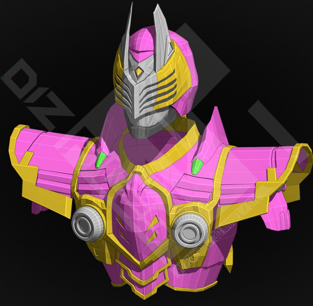Kamen Rider Raia Survive Pepakra HD Foam Templates - Etsy Canada