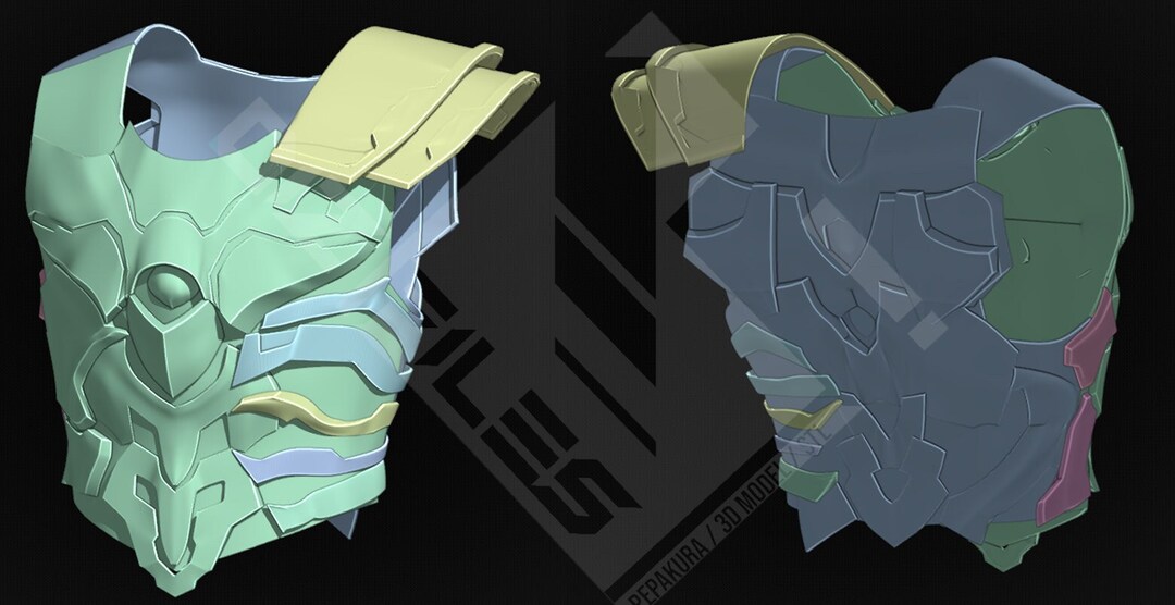 Valorant Omen V3 Torso 3d Print Cosplay - Etsy Australia