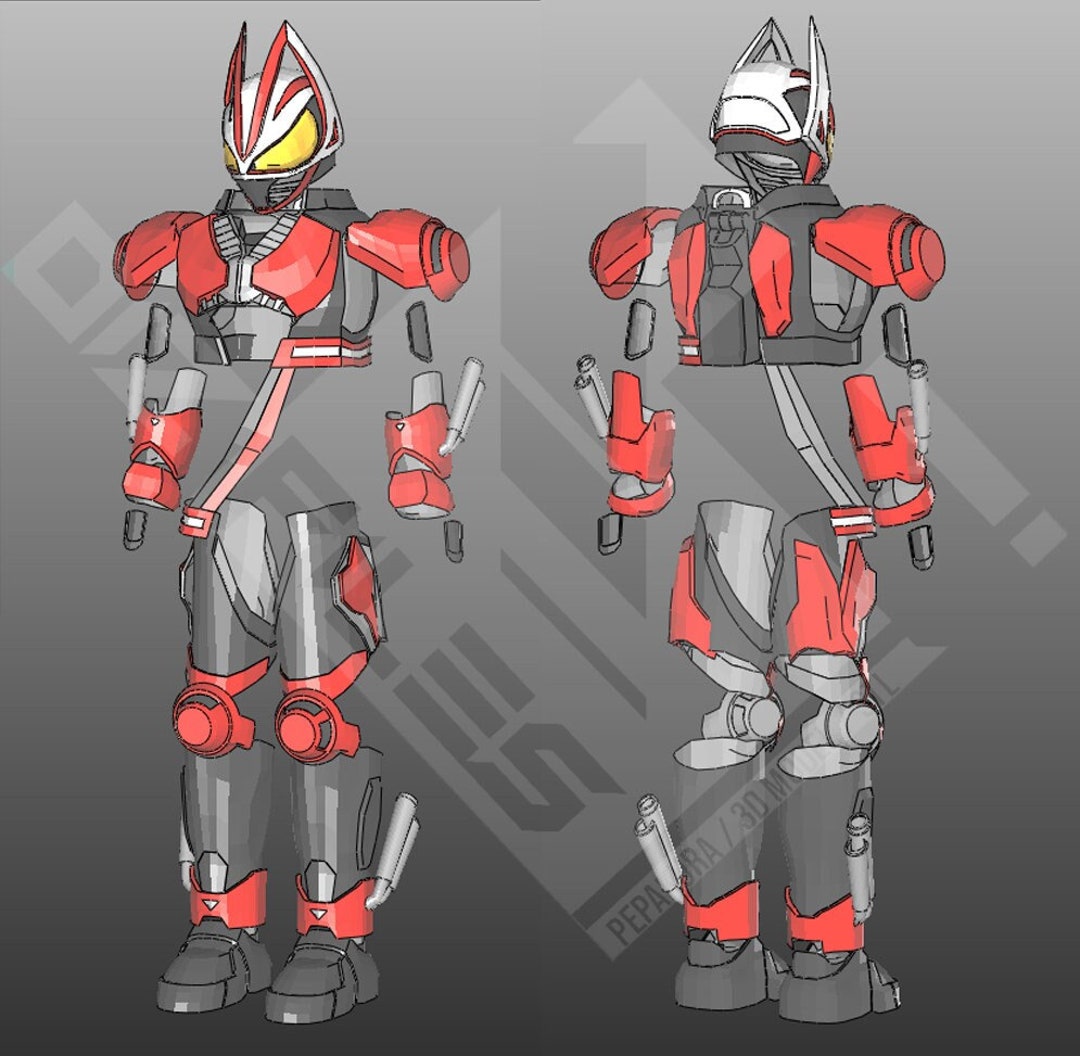 Kamen Rider Geats FEVER Boost Pepakura foam cosplay TEMPLATES - Etsy 日本