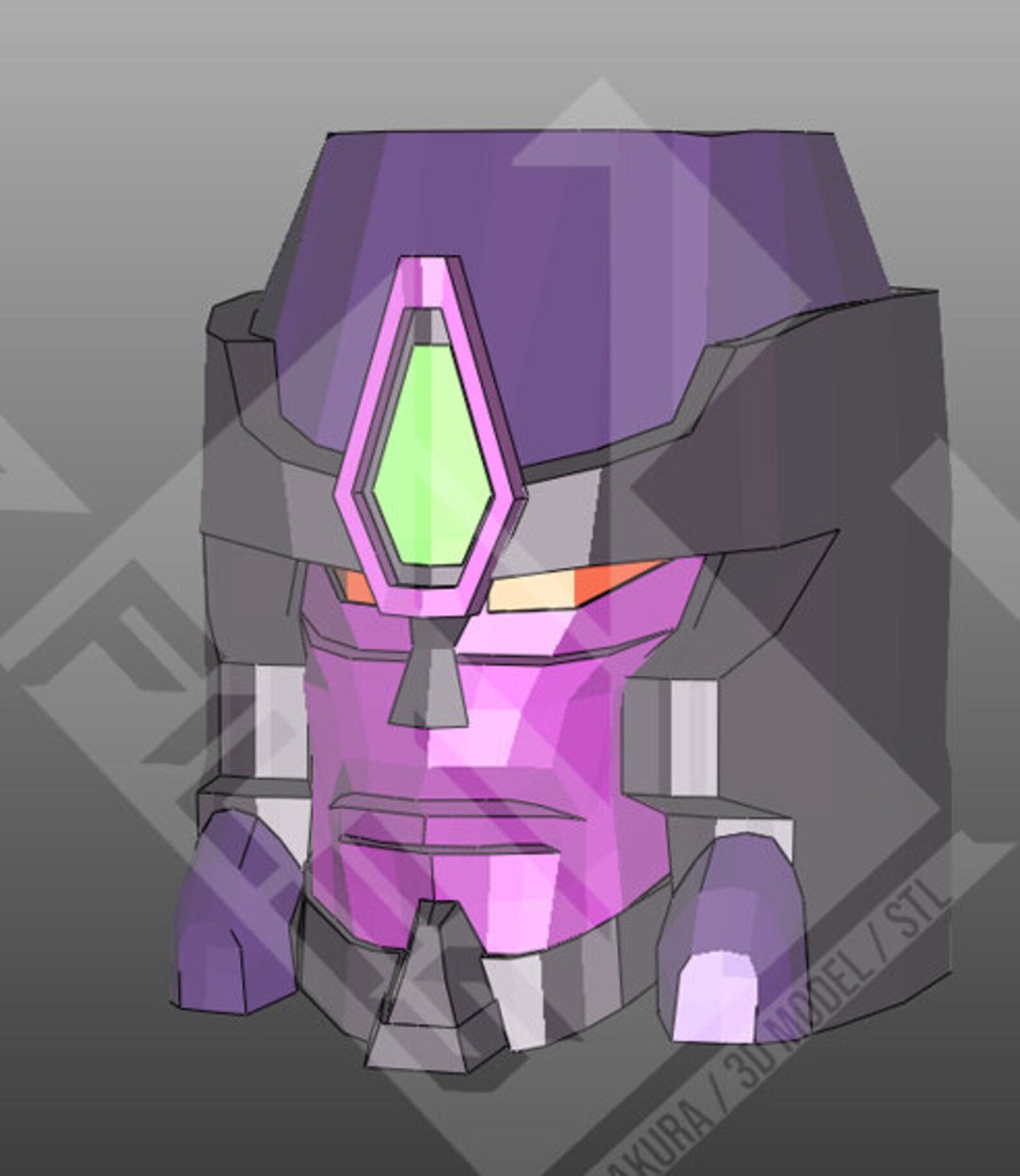 Beastwars Megatron Pepakura HD Cosplay Templates - Etsy