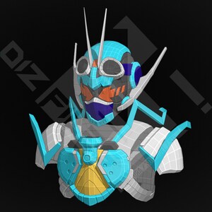 Kamen Rider GOTCHARD Pepakura Foam template Cosplay - Etsy 日本