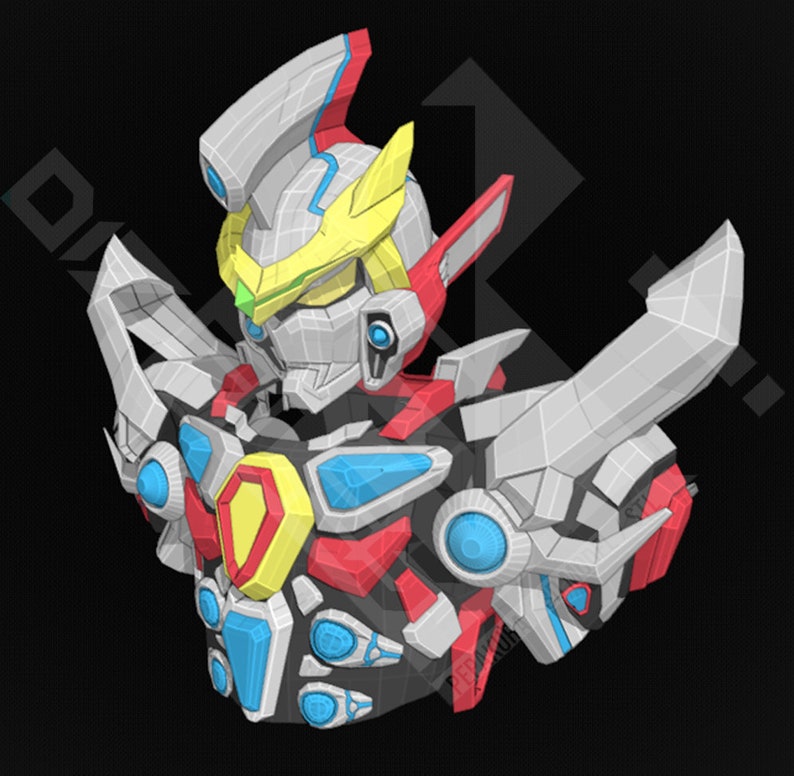 Plantillas de cosplay de espuma Pepakura de Gridman Universe Fighter ... Plantillas de cosplay de espuma Pepakura de Gridman Universe Fighter ...