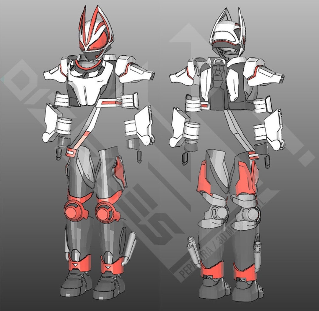 Kamen Rider Geats Boost Pepakura Foam Cosplay TEMPLATES - Etsy Australia