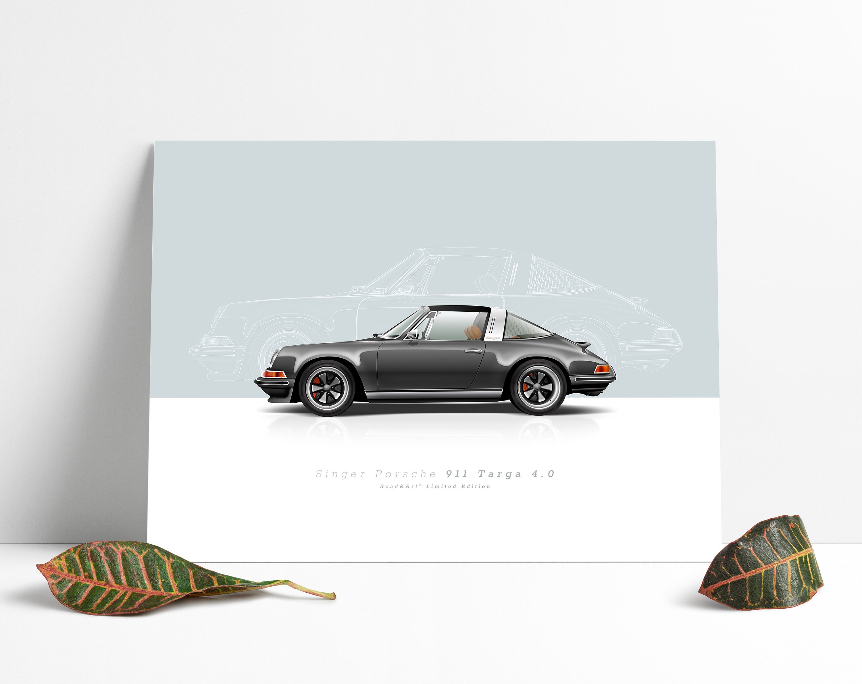 Singer Porsche Targa Collector's Edition Premium Matte Poster Retro ...