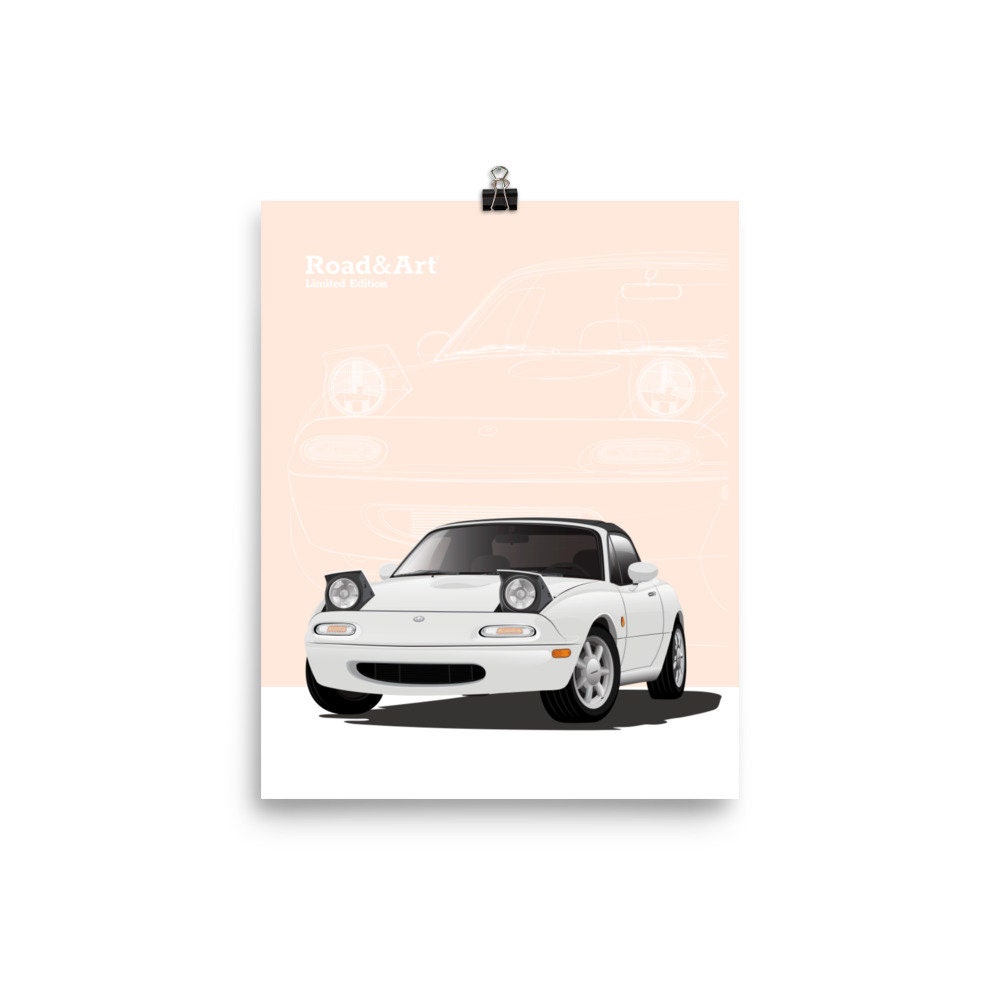 Mazda Mx5 Na Miata RetroSpeed Series Premium Poster | Etsy