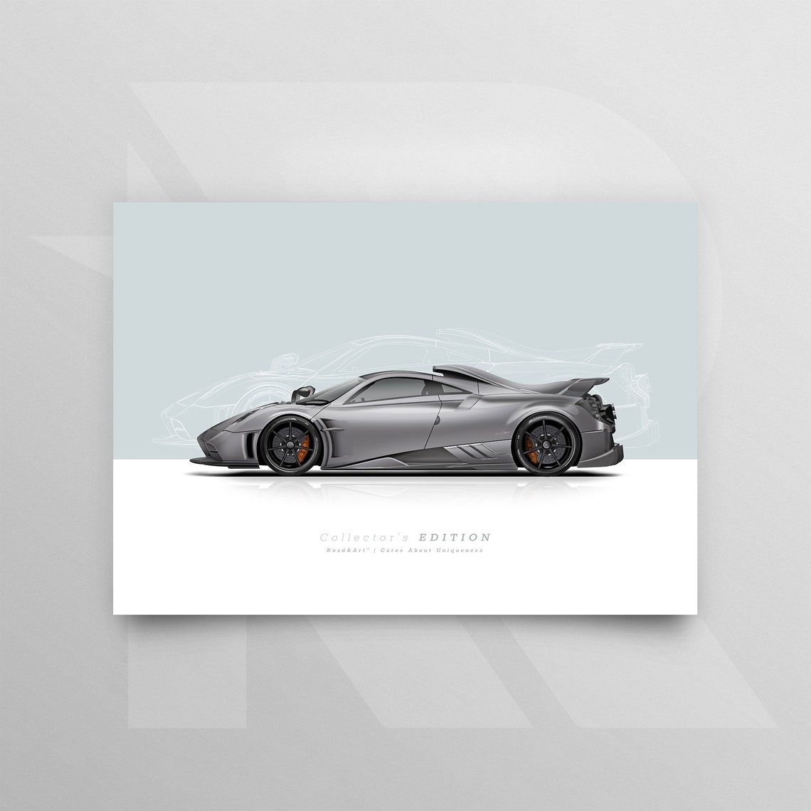 Pagani Imola - Collector's Edition Premium Matte Poster | Sports | Cars ...