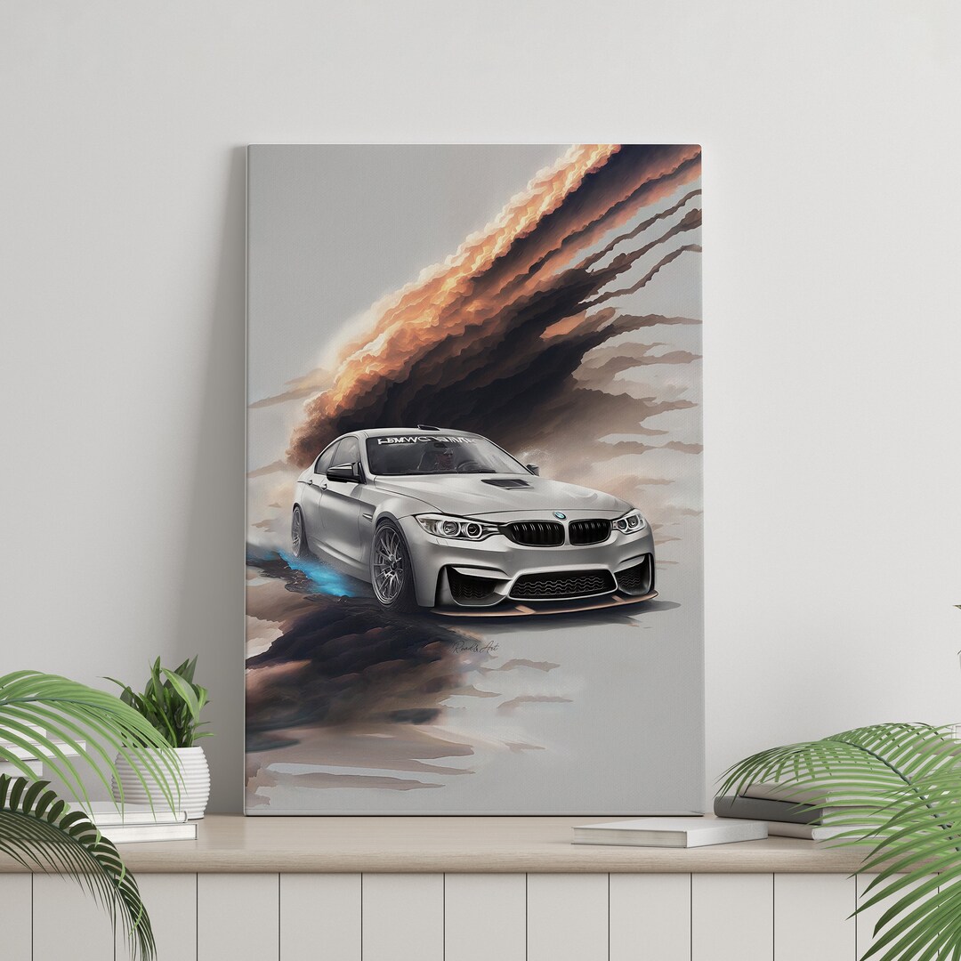 Custom BMW M3 F80 Canvas Print | Motorsports Car Poster - Etsy