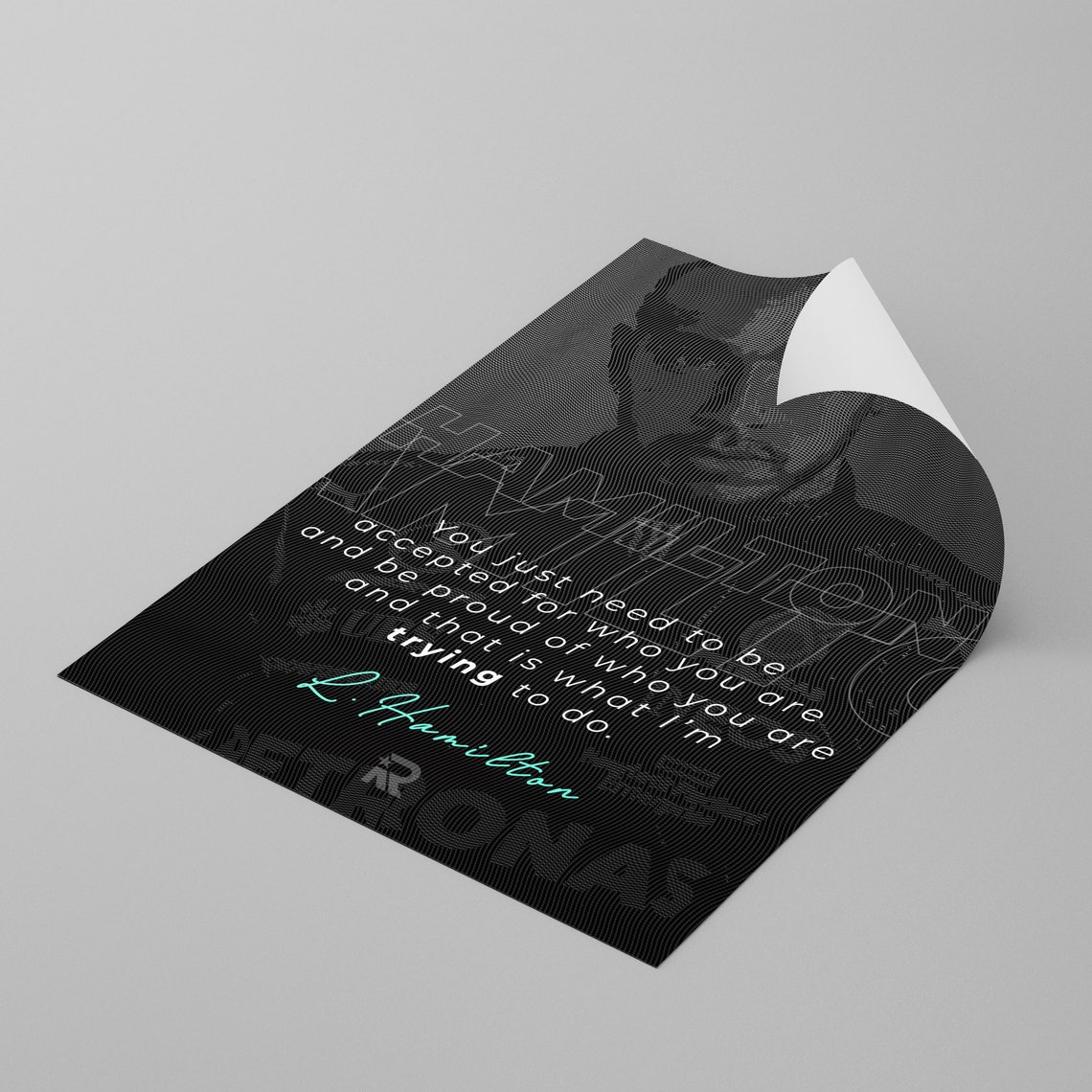 Lewis Hamilton Quotes Sayings Digital Download Poster | Minimal, Art ...