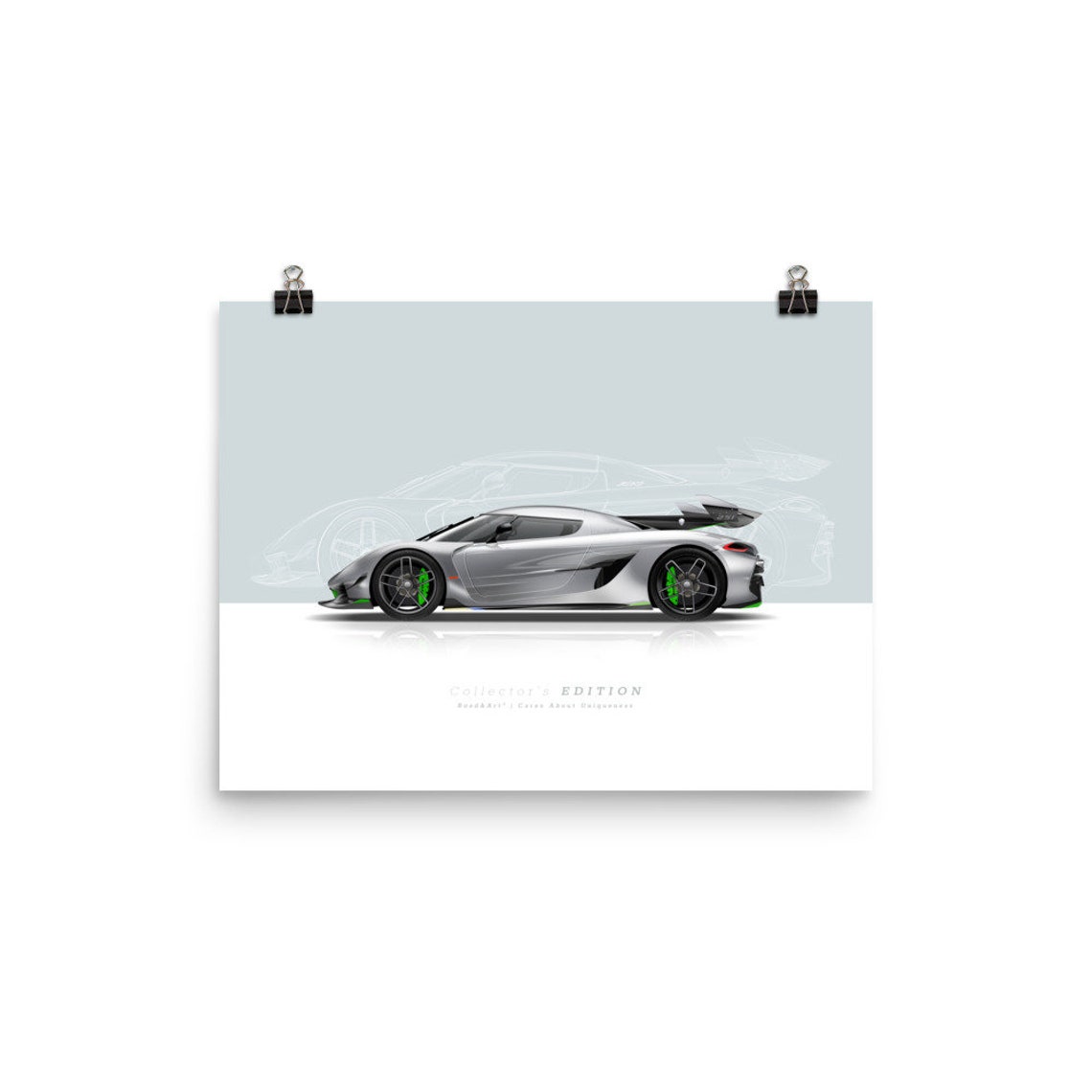 Koenigsegg Jesko - Collector's Edition Premium Matte Poster | Hyper ...