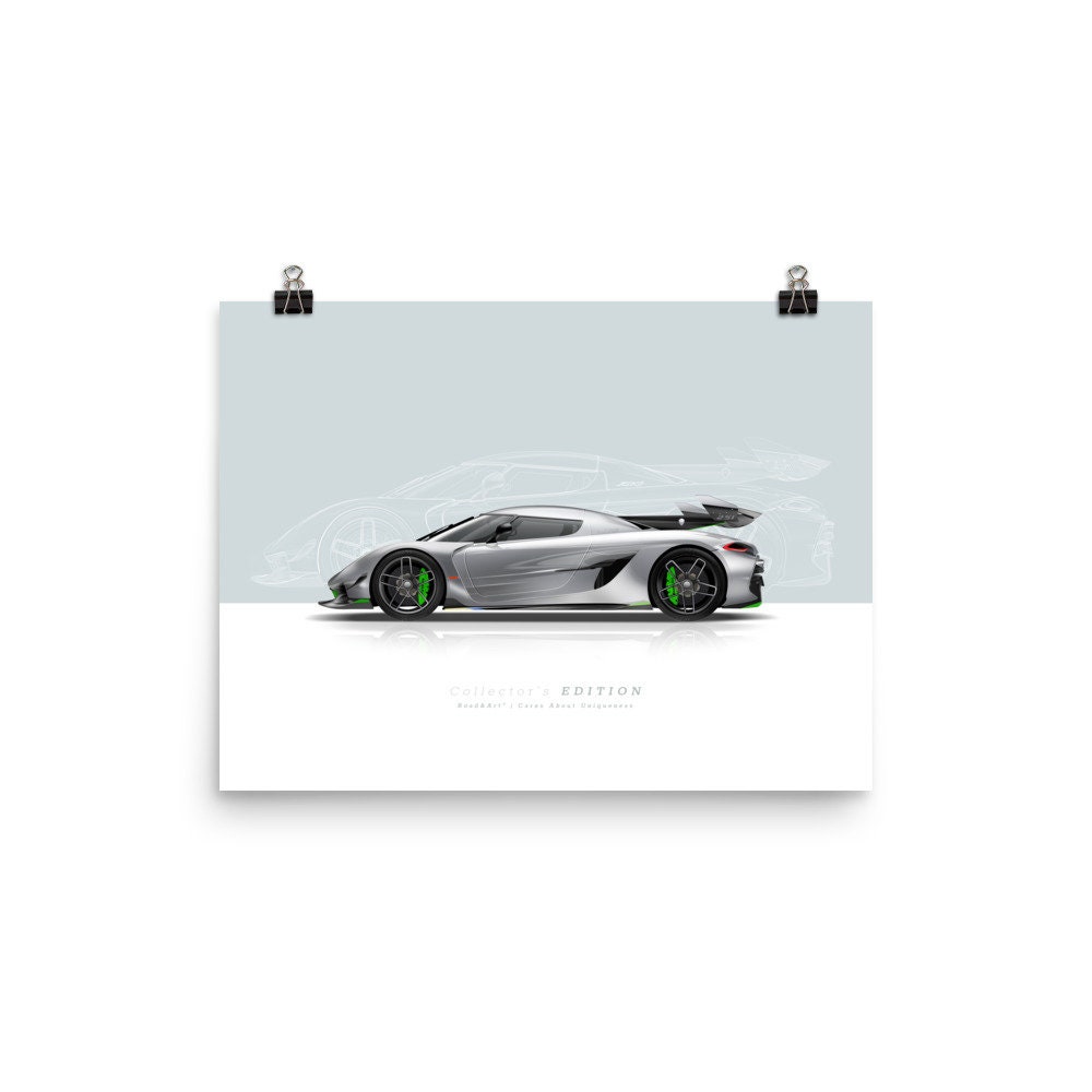 Koenigsegg Jesko - Collector's Edition Premium Matte Poster | Hyper ...