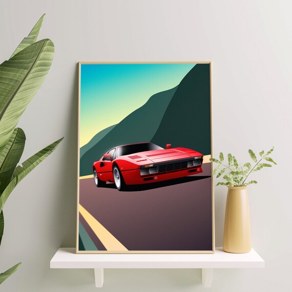 Ferrari 288 GTO Style Art Premium Matte Poster Classic | Etsy