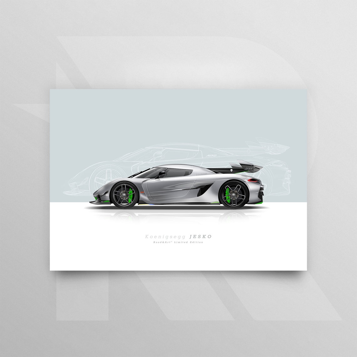 Koenigsegg Jesko Collector's Edition Premium Matte | Etsy