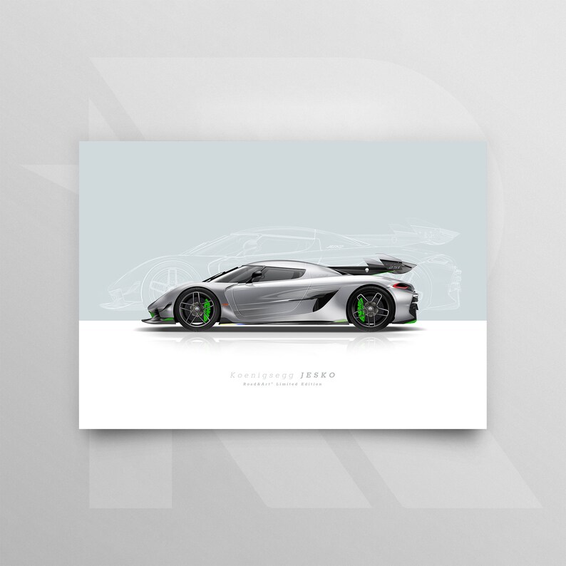 Koenigsegg Jesko Collector's Edition Premium Matte | Etsy