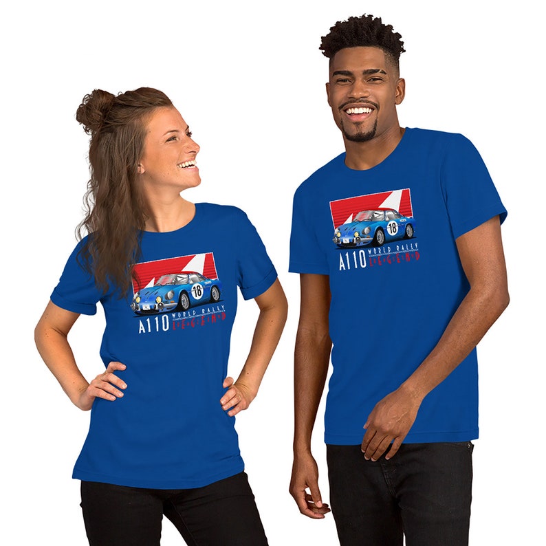 Alpine A110 - Rally Legend - T-shirt | WRC | Historic | Car | Racing ...