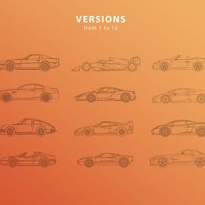 Printable Car Illustration Notes Pages, A4/a5/letter/half Size (instant ...