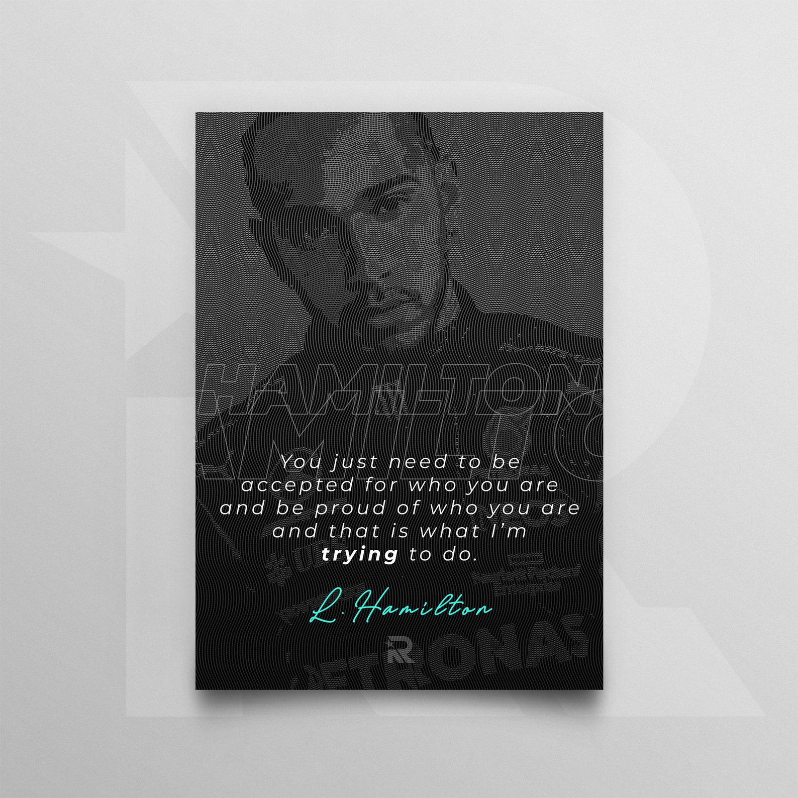Lewis Hamilton Quotes Sayings Digital Download Poster | Minimal, Art ...