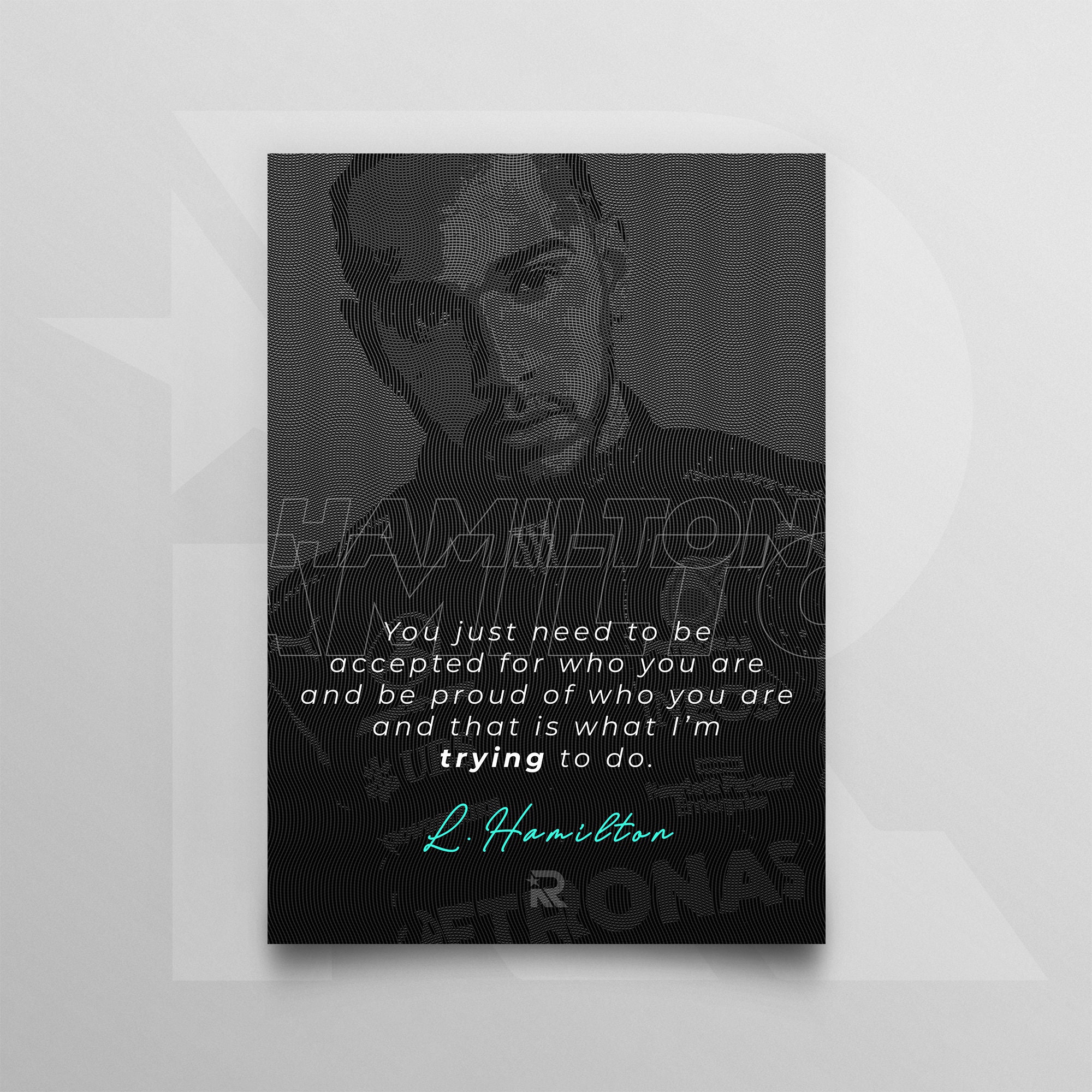 Lewis Hamilton Quotes Sayings Digital Download Poster Minimal, Art ...
